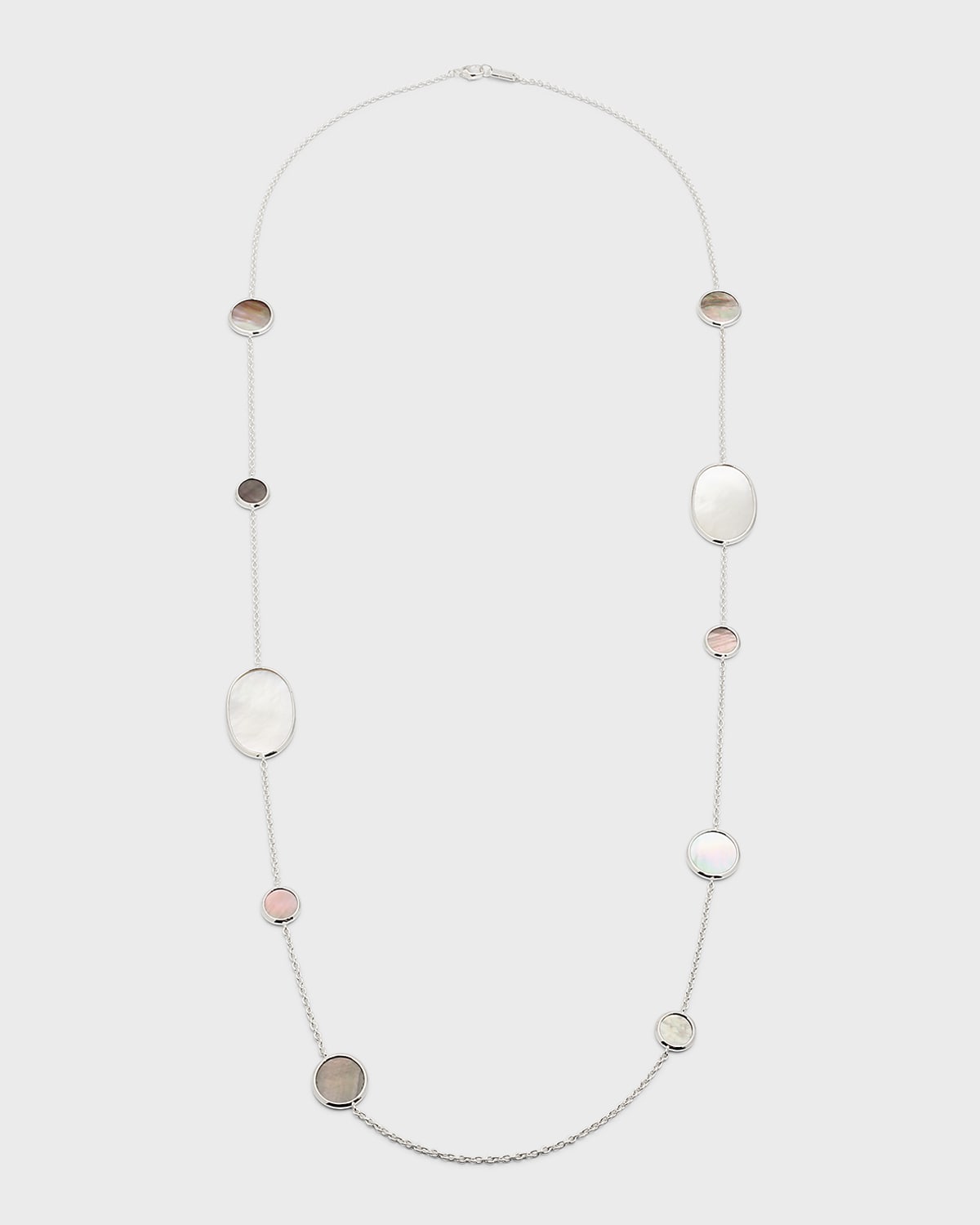 Ippolita Sterling Silver Polished Rock Candy Long Confetti Necklace ...