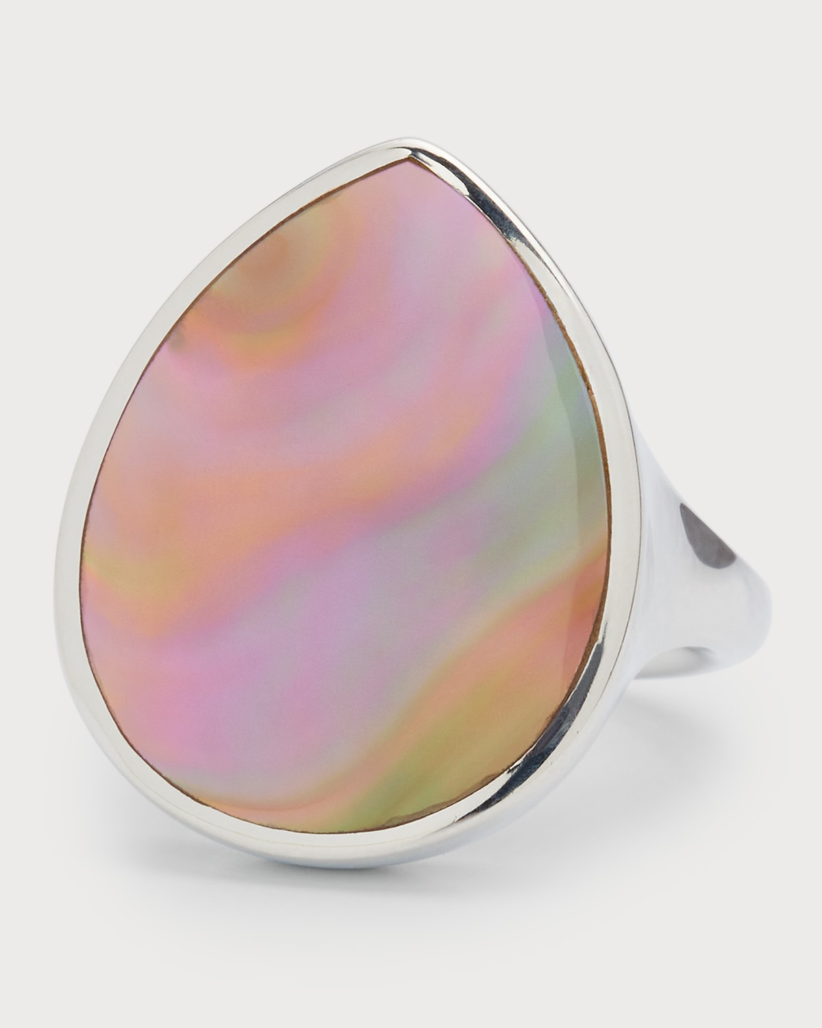Ippolita Sculptured Teardrop Ring in Sterling Silver | Neiman Marcus