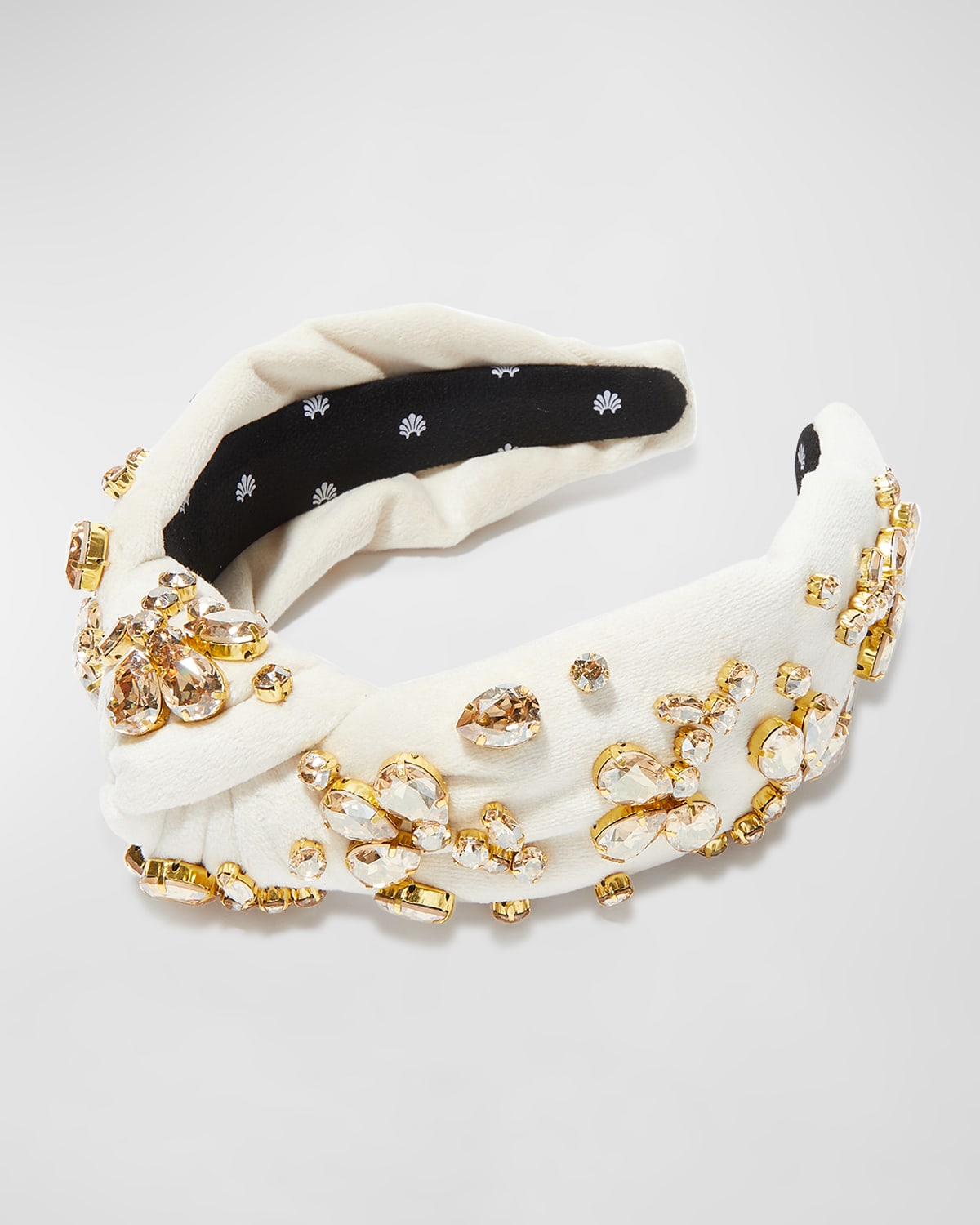 Lele Sadoughi Bezel Jewel Alice Headband | Neiman Marcus