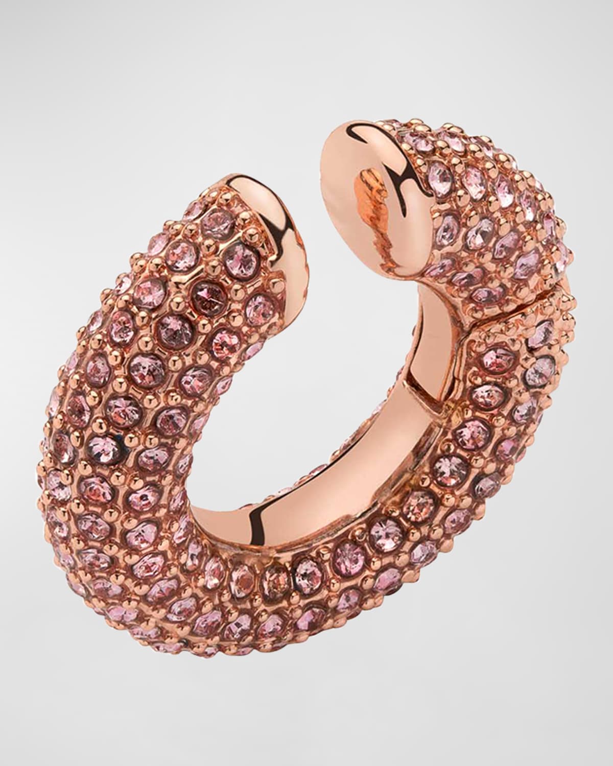 DEMARSON Full Pave Gabby Cuff Earring in Purple, Single | Neiman Marcus