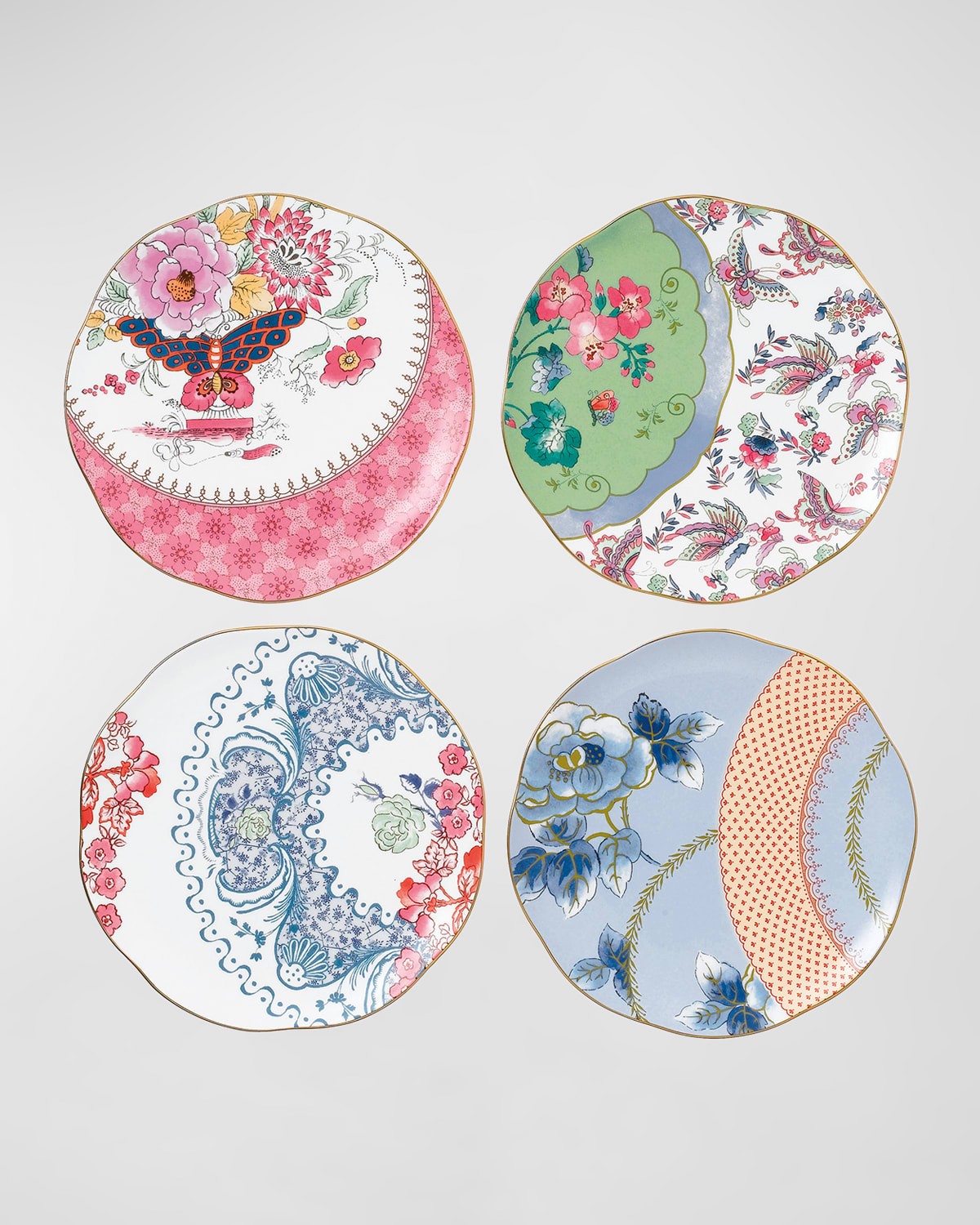 Wedgwood Butterfly Bloom Teacup & Saucer, Set of 2 | Neiman Marcus