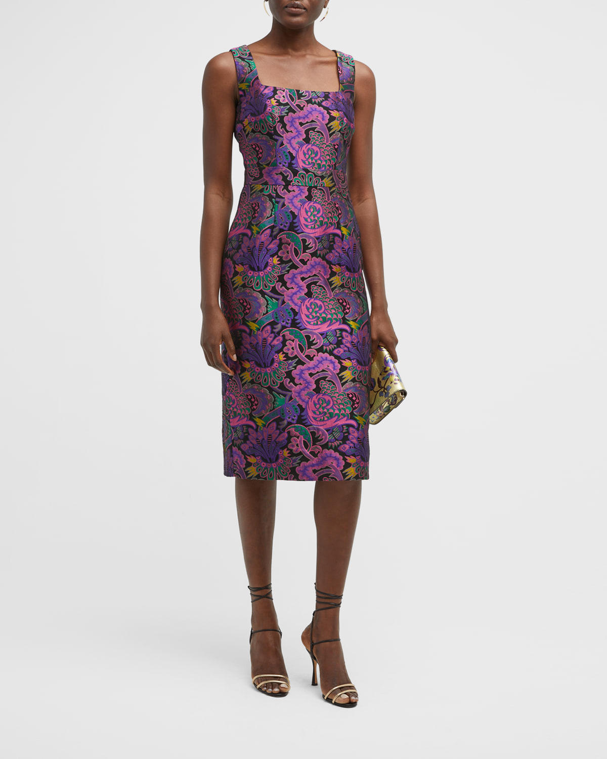 Toccin Sleeveless Bandeau Sheath Dress | Neiman Marcus