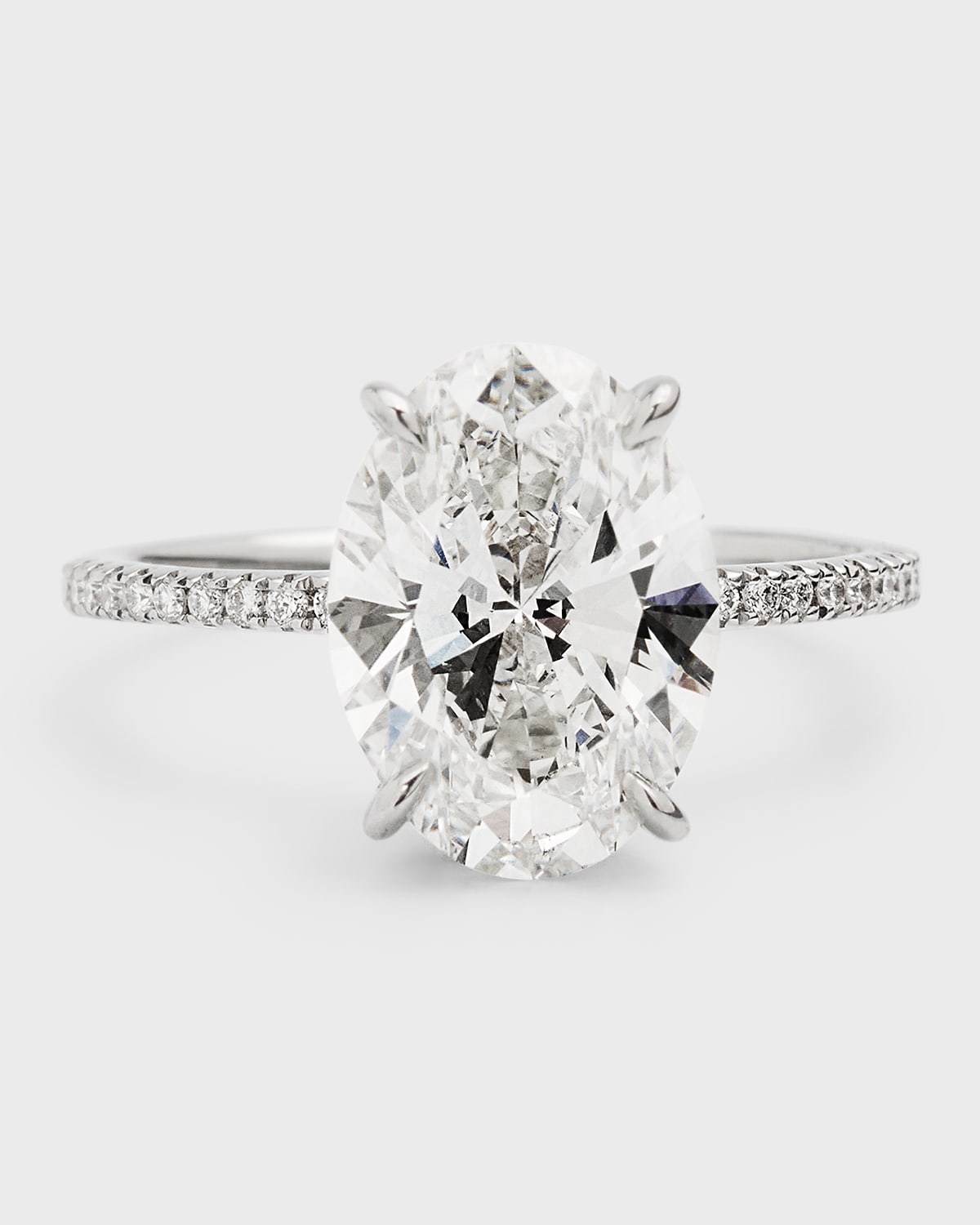 Neiman Marcus Lab Grown Diamonds Lab Grown Diamond 18K White Gold Round ...