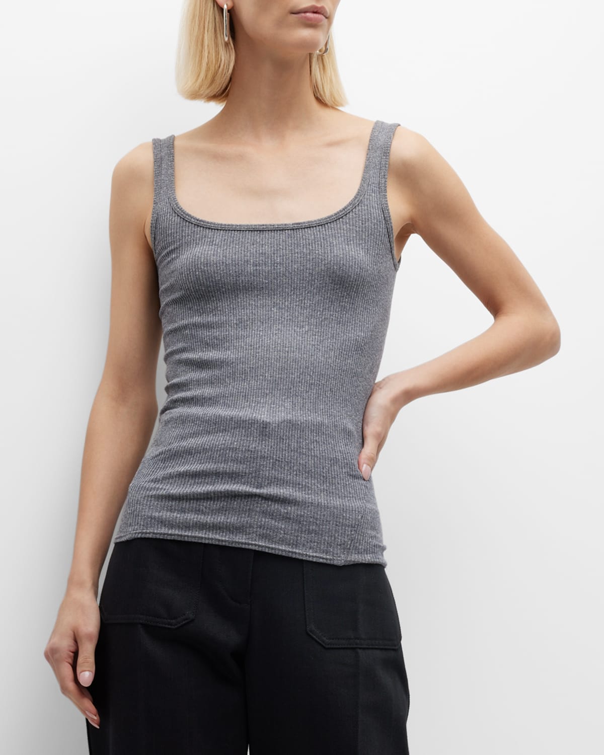 Rag & Bone The Essential Ribbed Tank Top | Neiman Marcus