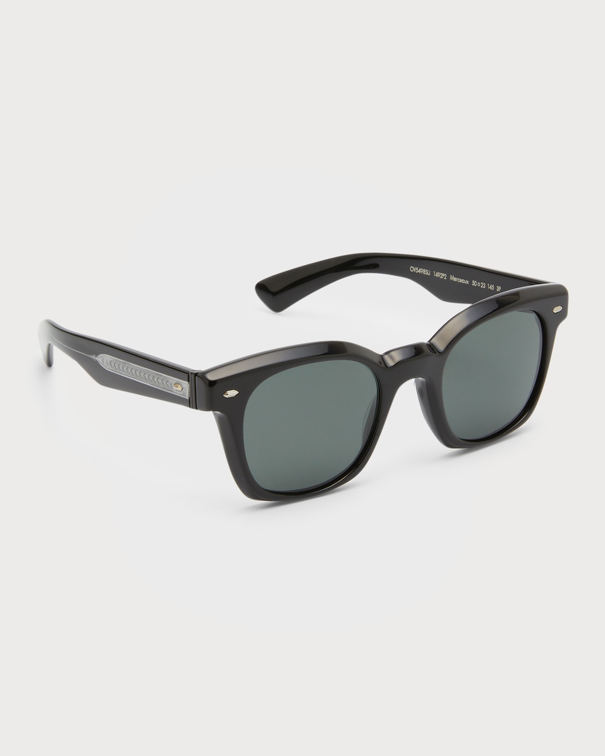 Oliver Peoples The Merceaux Polarized Square Sunglasses Neiman Marcus