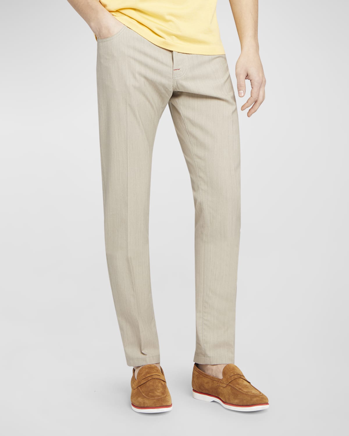 Kiton Men's Kurabo 5-Pocket Cotton-Stretch Pants | Neiman Marcus