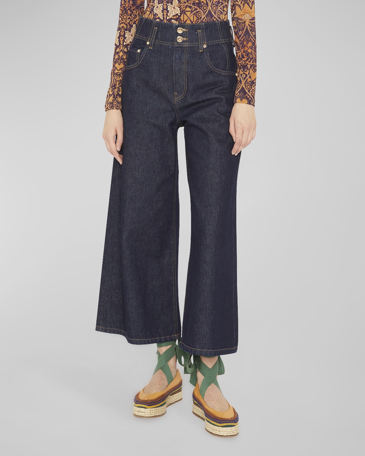 Ulla Johnson The Agnes Straight-Leg Denim Jeans | Neiman Marcus