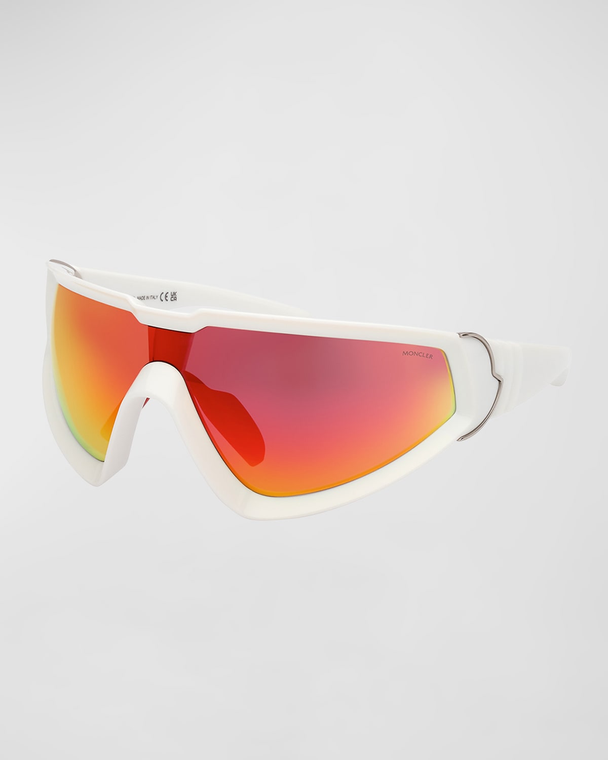 Moncler Men's Tronn Acetate Shield Sunglasses | Neiman Marcus