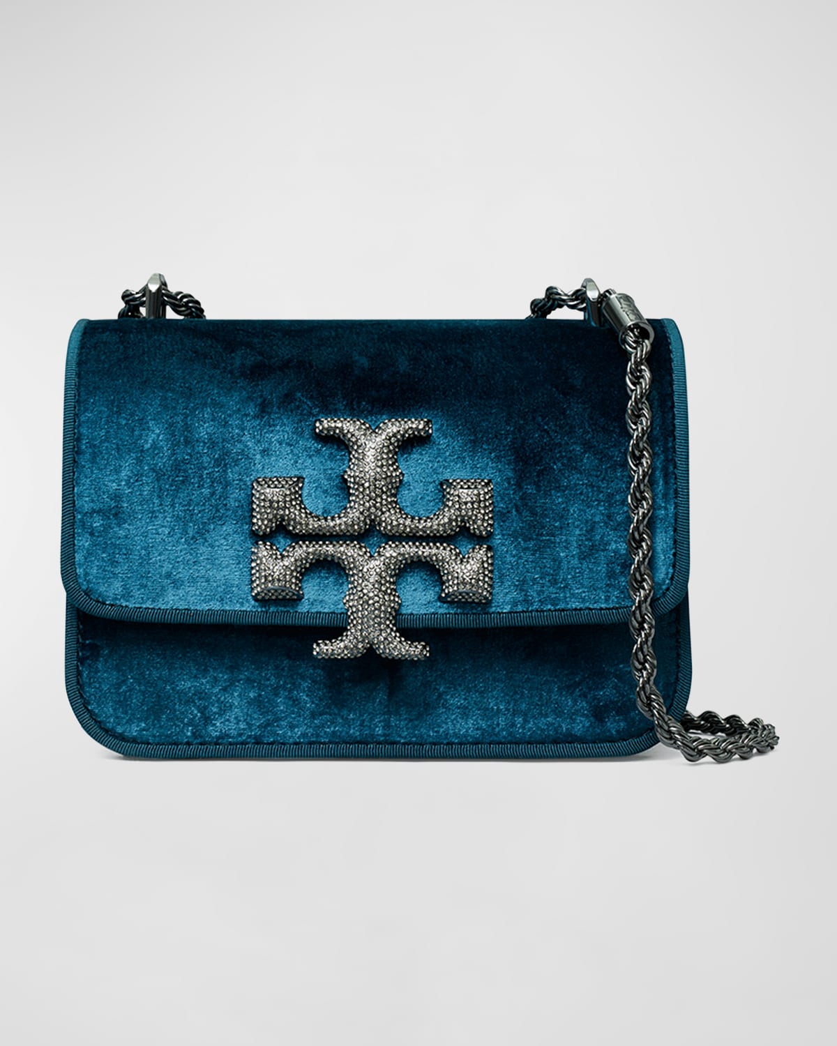 Tory Burch Eleanor Small Croc-Embossed Convertible Shoulder Bag ...