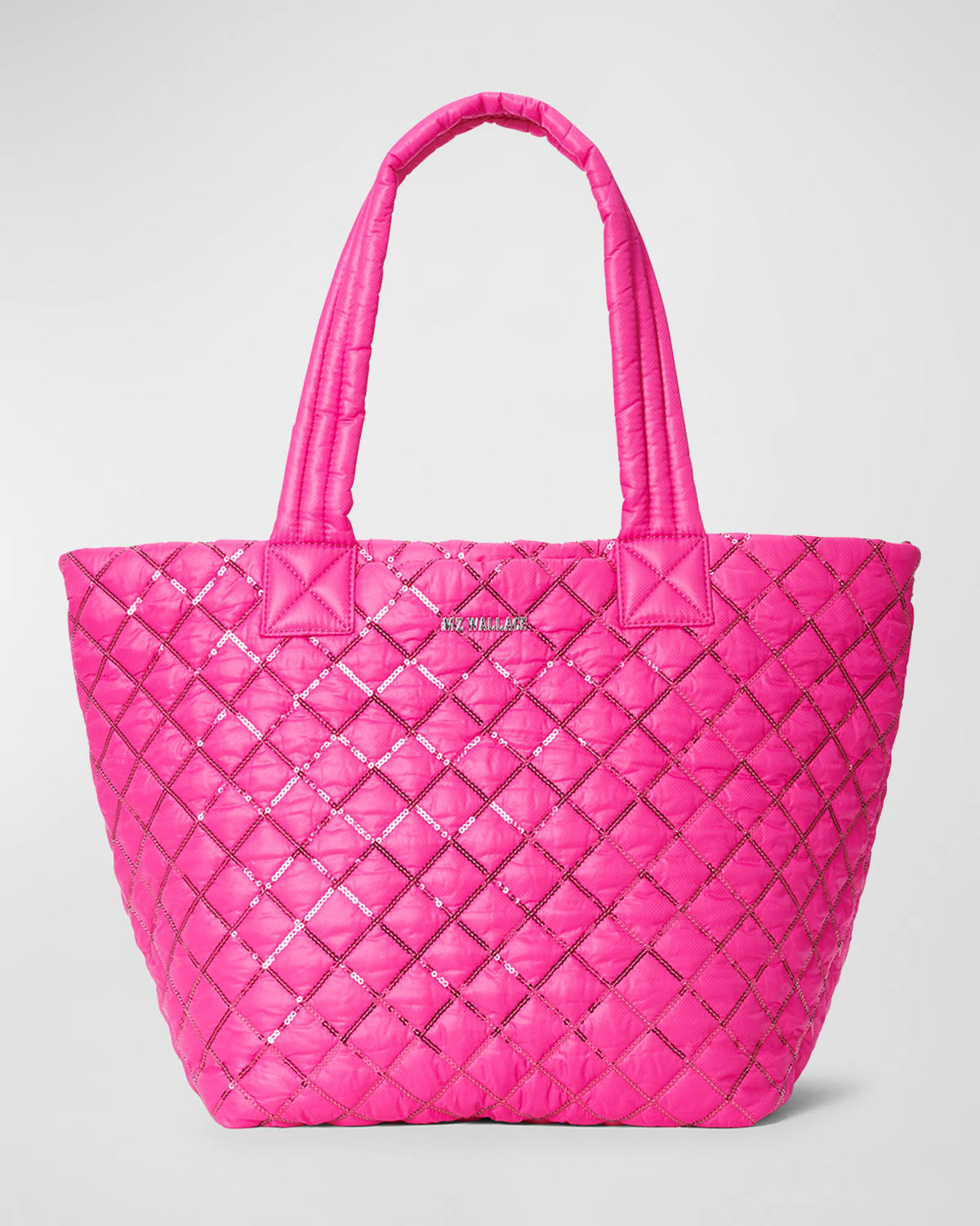 MZ WALLACE Metro Deluxe Quilted Nylon Tote Bag | Neiman Marcus