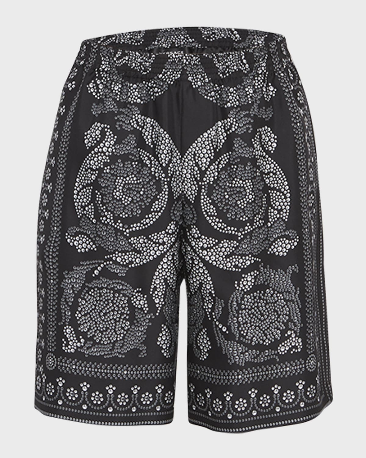 Versace Men's Bright Orchid Silk Pajama Pants | Neiman Marcus