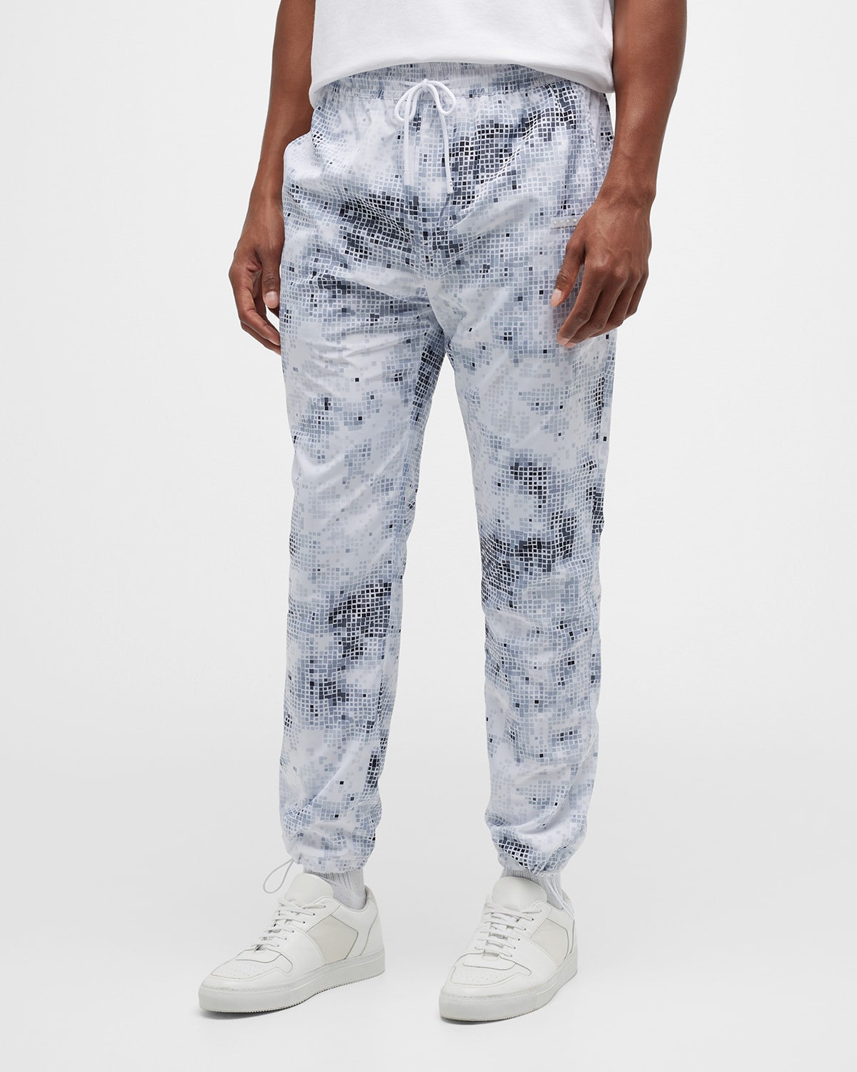 Givenchy Men's Velour Logo Track Pants | Neiman Marcus