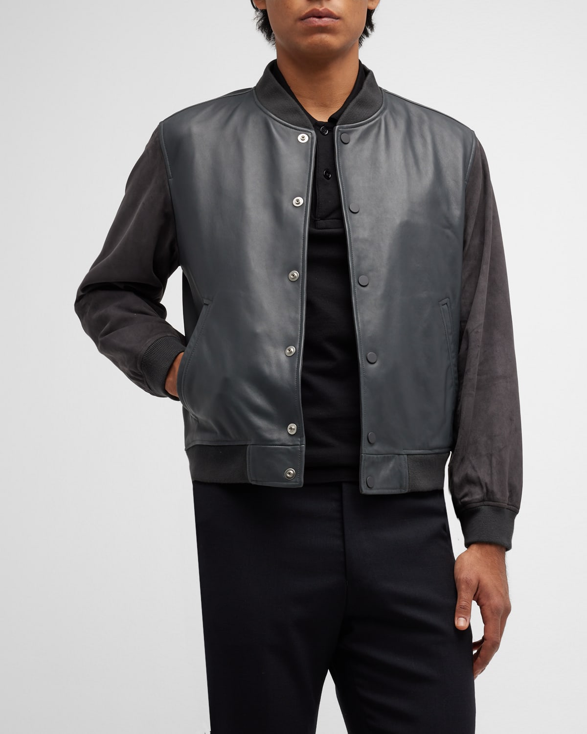 Kenzo Men's Multi-Logo Varsity Jacket | Neiman Marcus