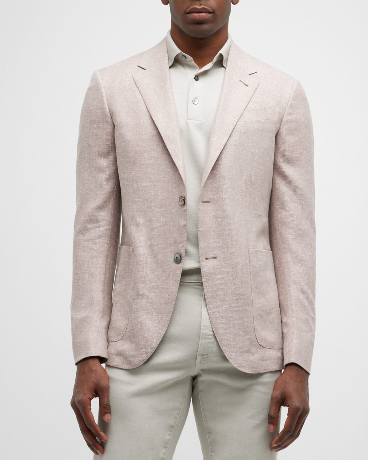 ZEGNA Men's Check Wool-Blend Sport Coat | Neiman Marcus