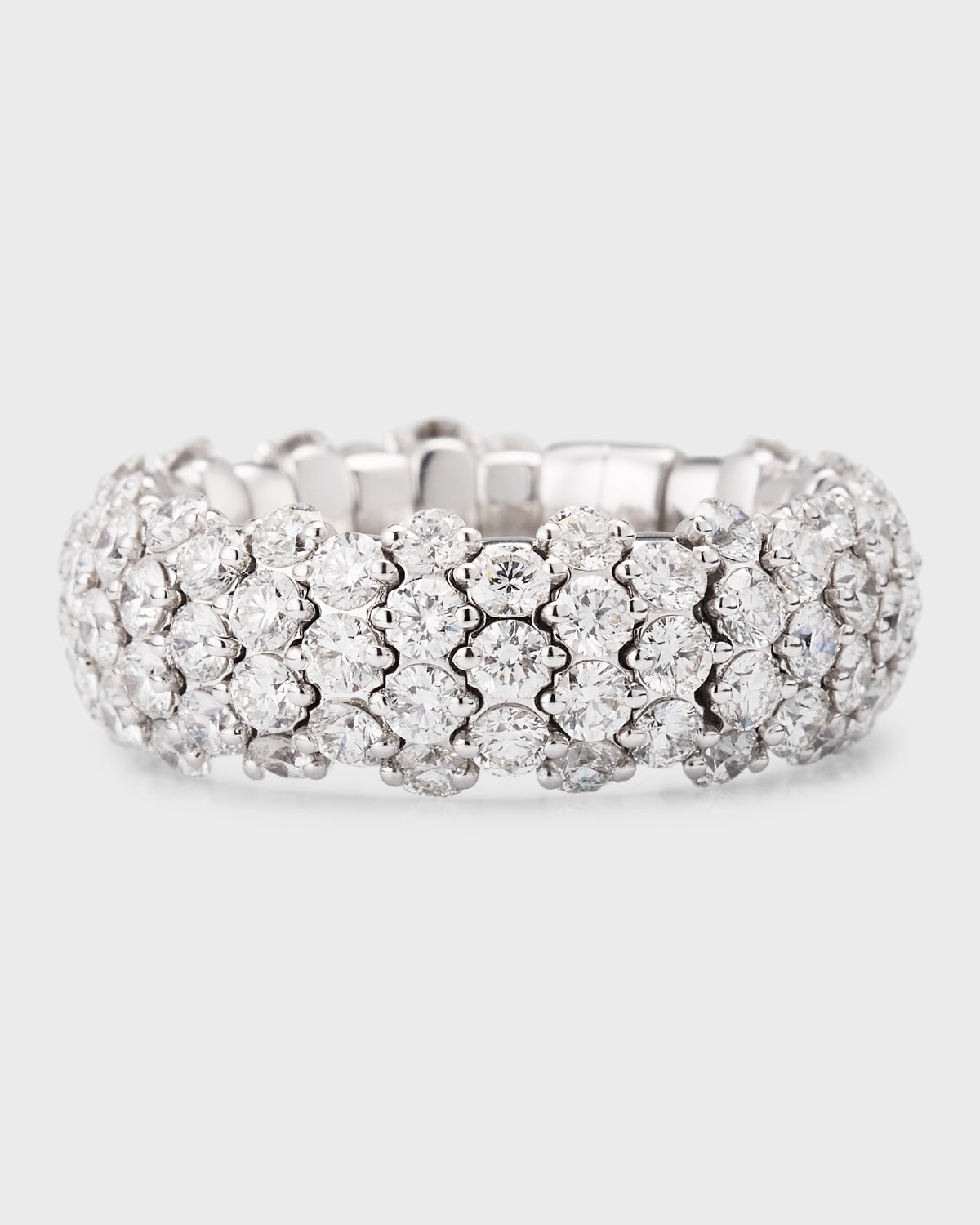 ZYDO 18k White Gold Diamond Wrap Ring | Neiman Marcus