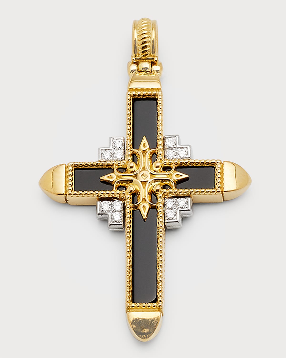 Konstantino Men's 18K Yellow Gold Diamond Pendant | Neiman Marcus