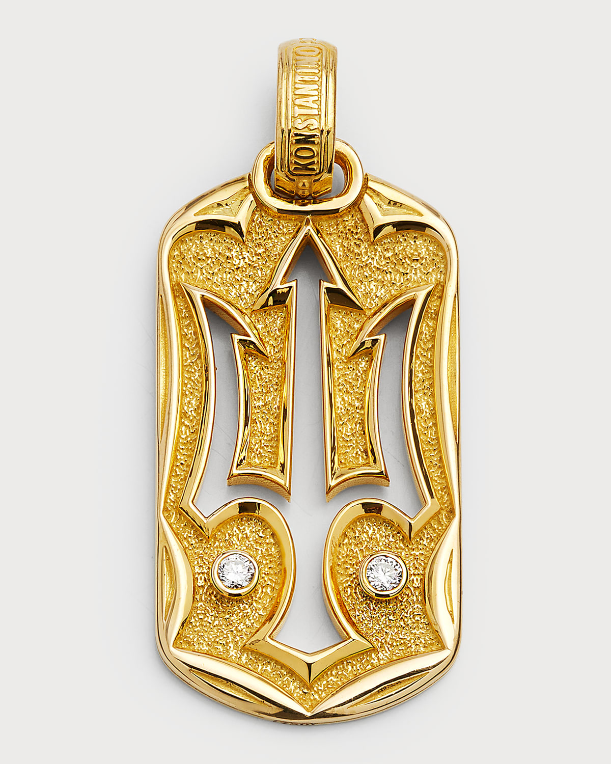 Konstantino Men's Two-Tone 18K Gold Sword Pendant | Neiman Marcus