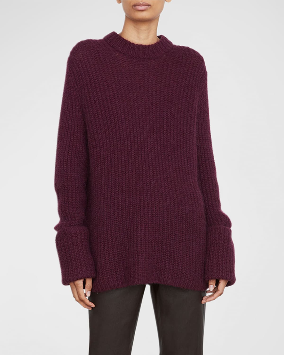 Vince Spacedye Knit Crewneck Sweater | Neiman Marcus