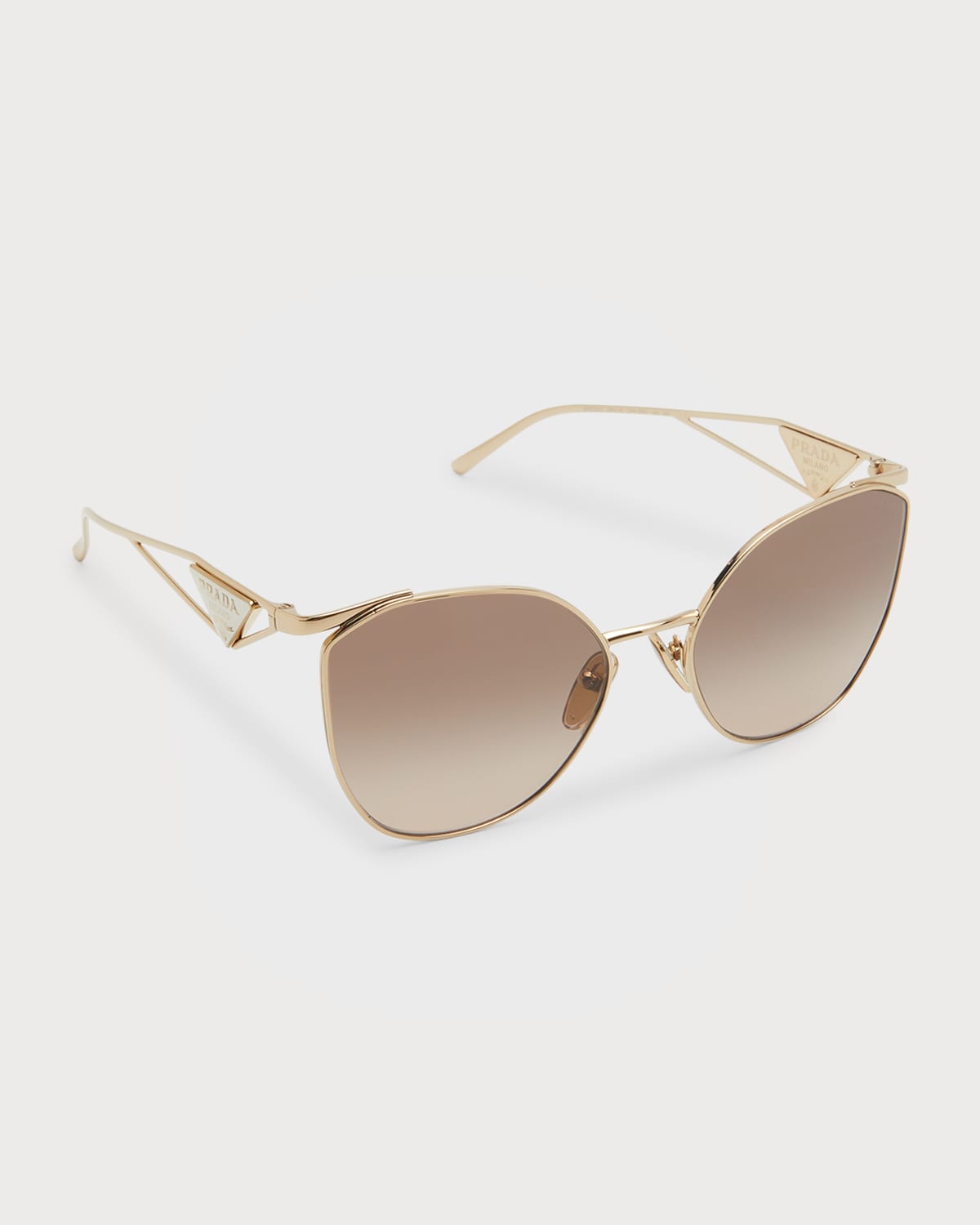 Prada Logo Emblem Acetate Cat-Eye Sunglasses | Neiman Marcus