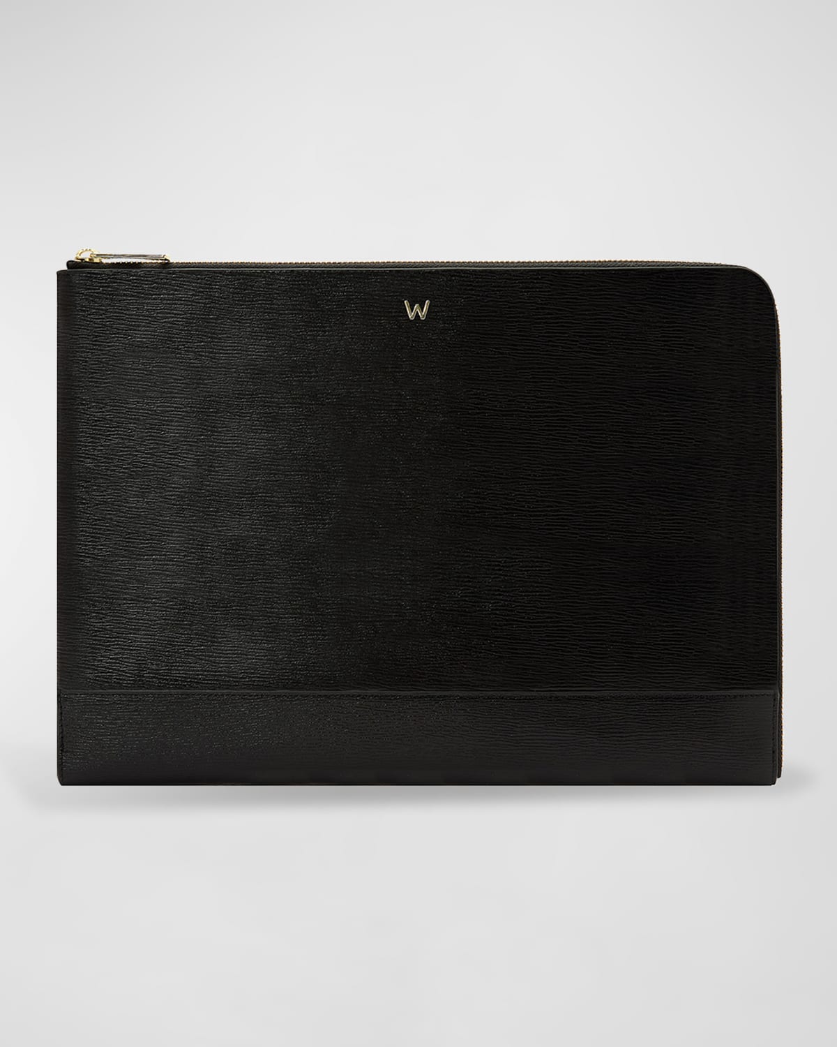 Shinola Men's 15" Utility Leather Laptop Sleeve | Neiman Marcus