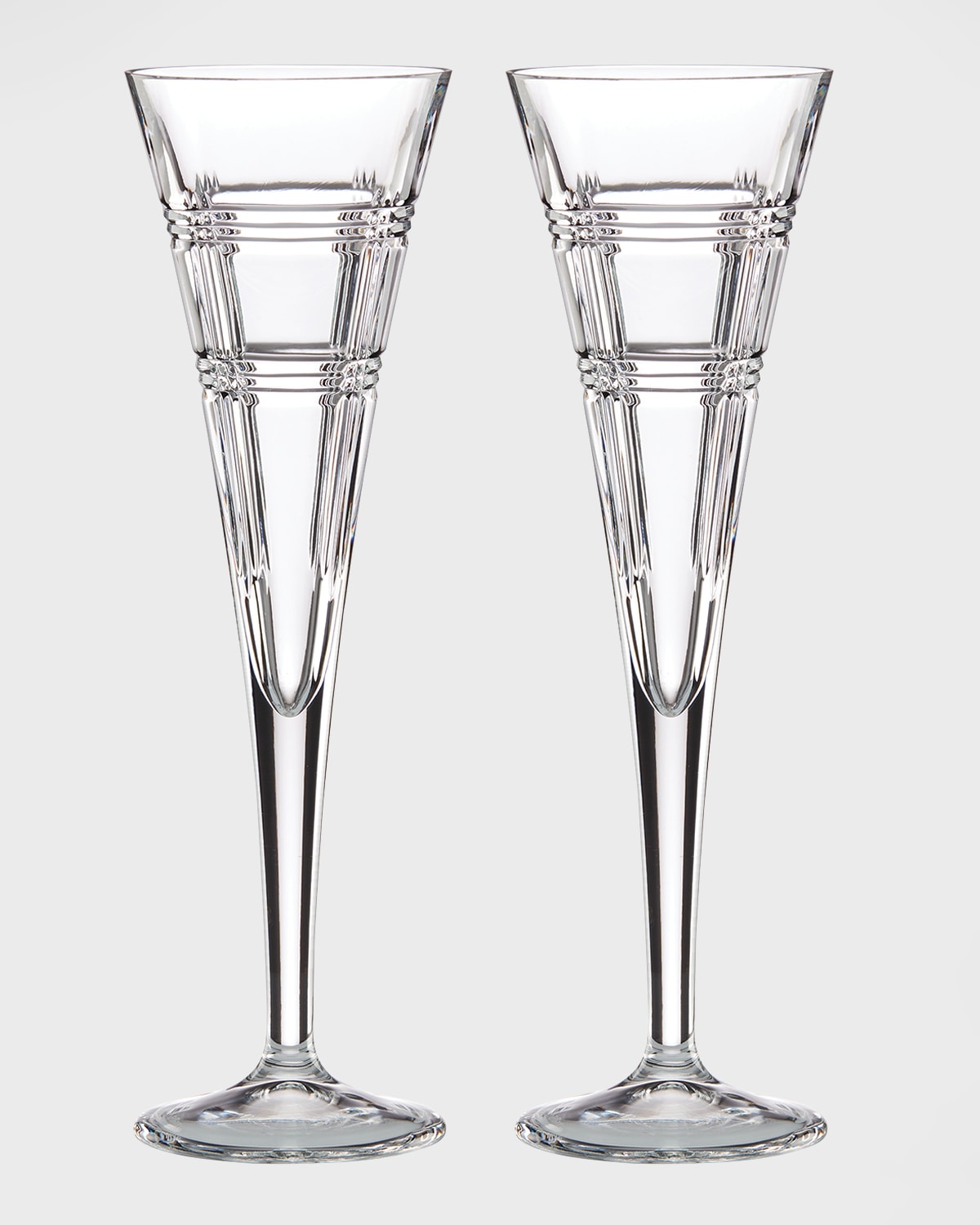 Wedgwood Love Knots Gold Toasting Champagne Flute Pair | Neiman Marcus