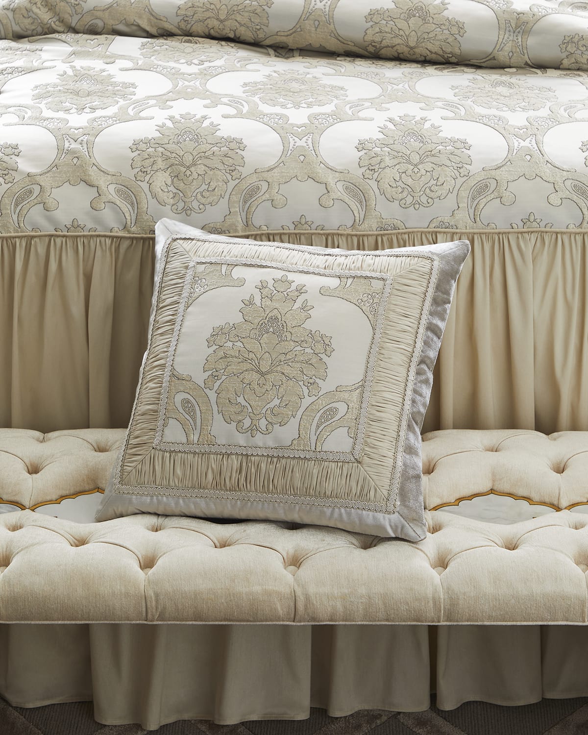Austin Horn Collection Liselle Reversible Pillow | Neiman Marcus
