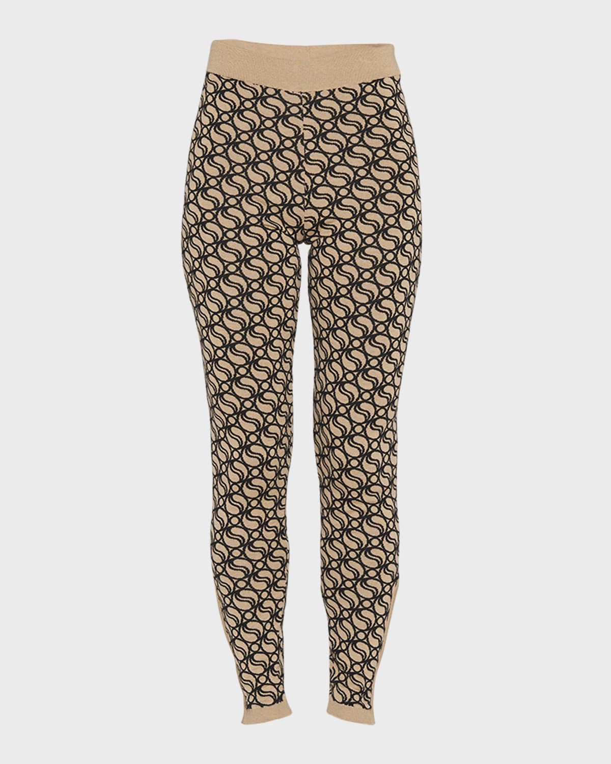 Stella McCartney Wave Knit Henley Sweater | Neiman Marcus