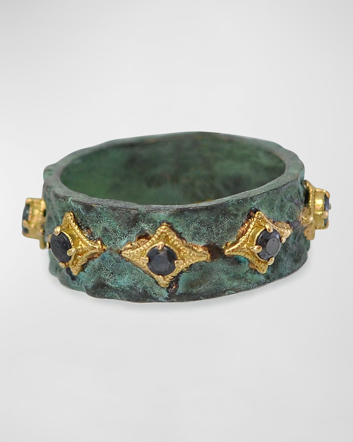 Jorge Adeler Men's 18K Yellow Gold Victoria Coin Ring | Neiman Marcus