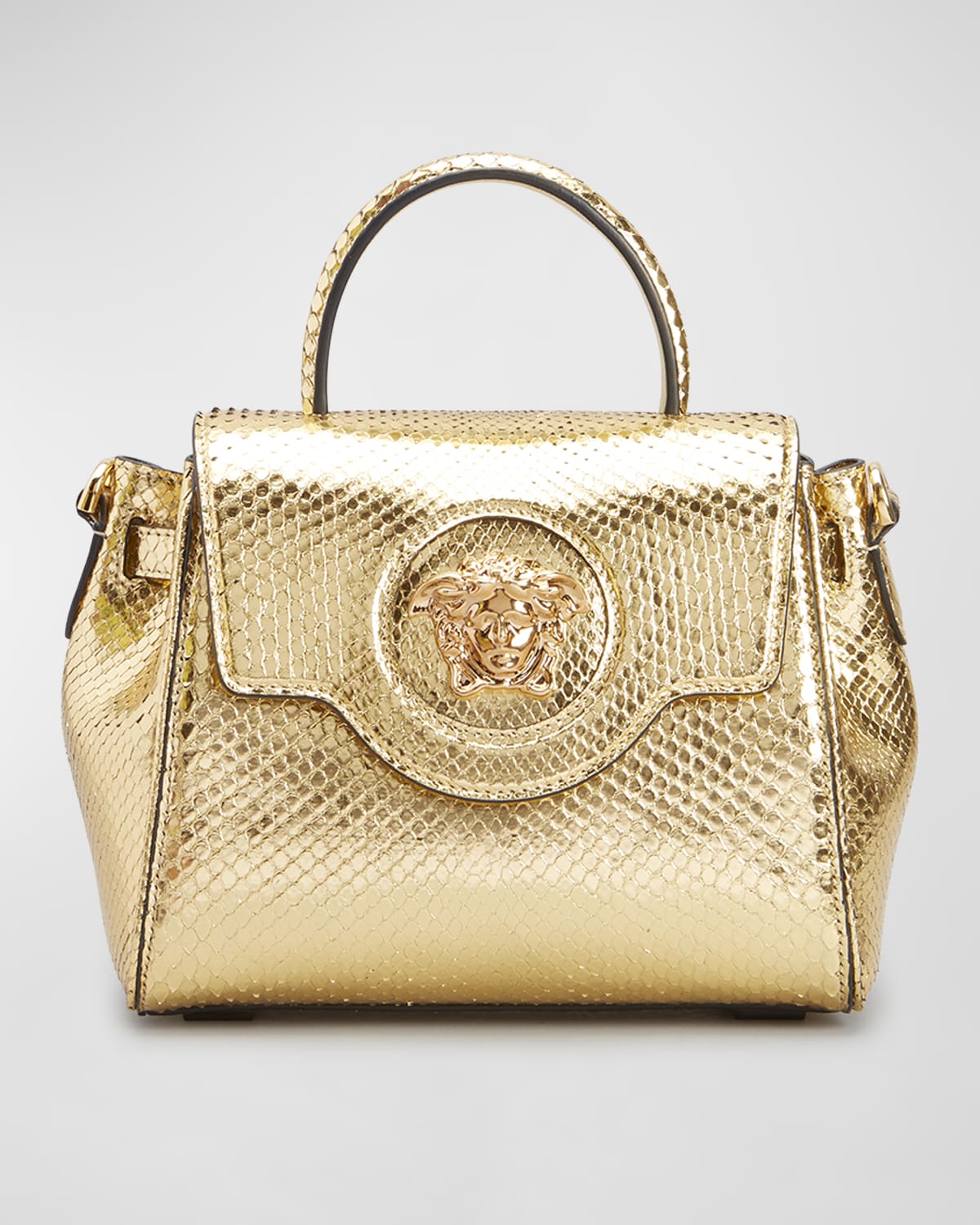 Versace La Medusa Monogram Top-Handle Bag | Neiman Marcus