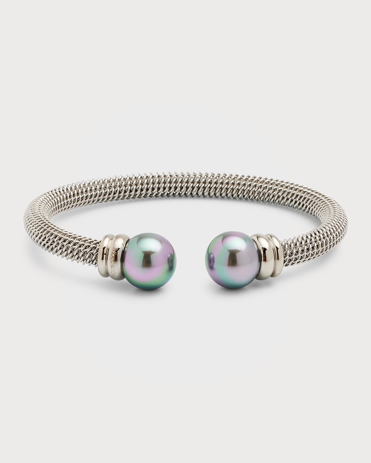 Majorica Tender Kissing Pearl Bracelet, White | Neiman Marcus