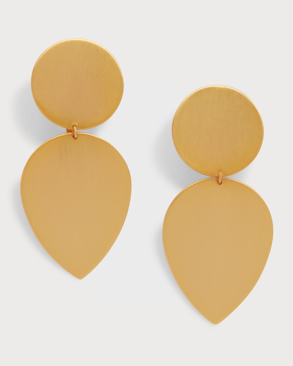 NEST Jewelry 24K Gold-Plated Linear Geometric Earrings | Neiman Marcus