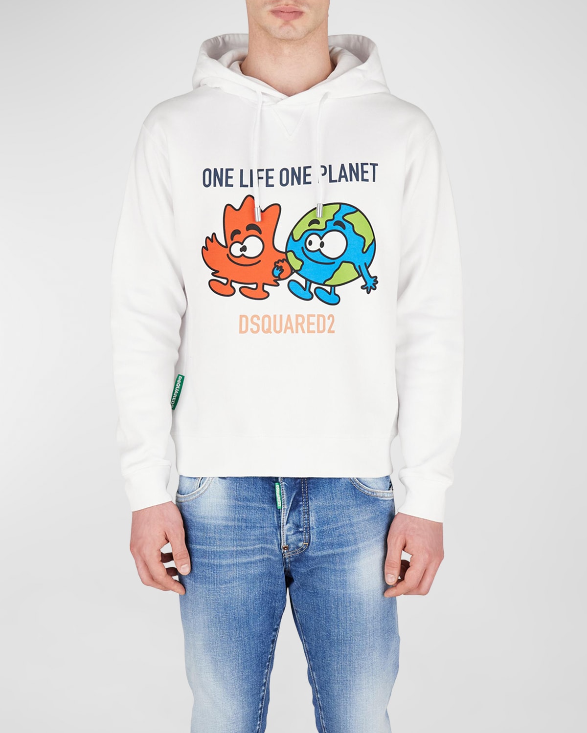Dsquared2 Men's One Life One Planet Hoodie | Neiman Marcus