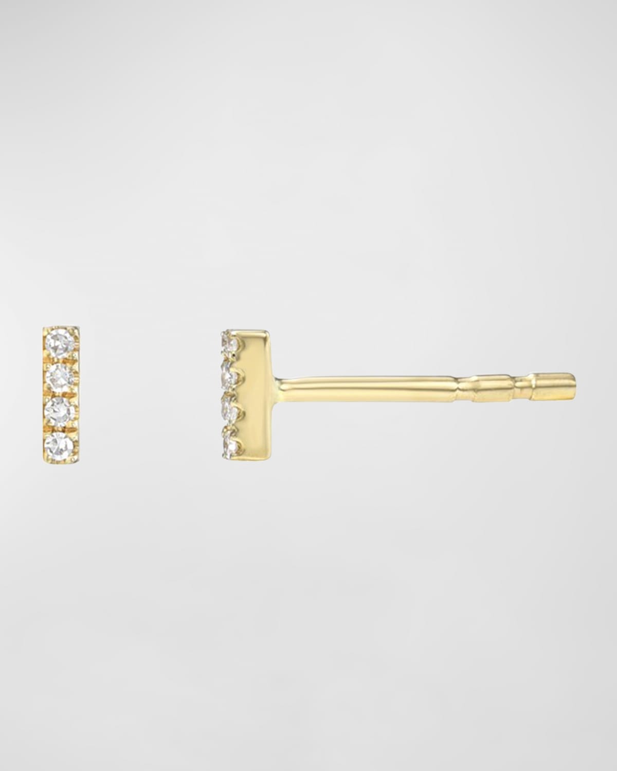 Zoe Lev Jewelry Diamond Lotus Stud Earrings | Neiman Marcus