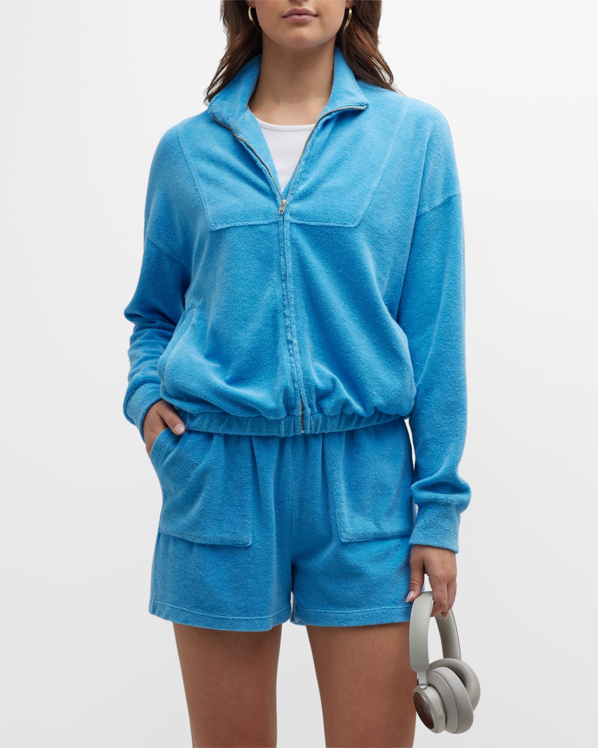 Amiri Chambray Retro Track Jacket | Neiman Marcus