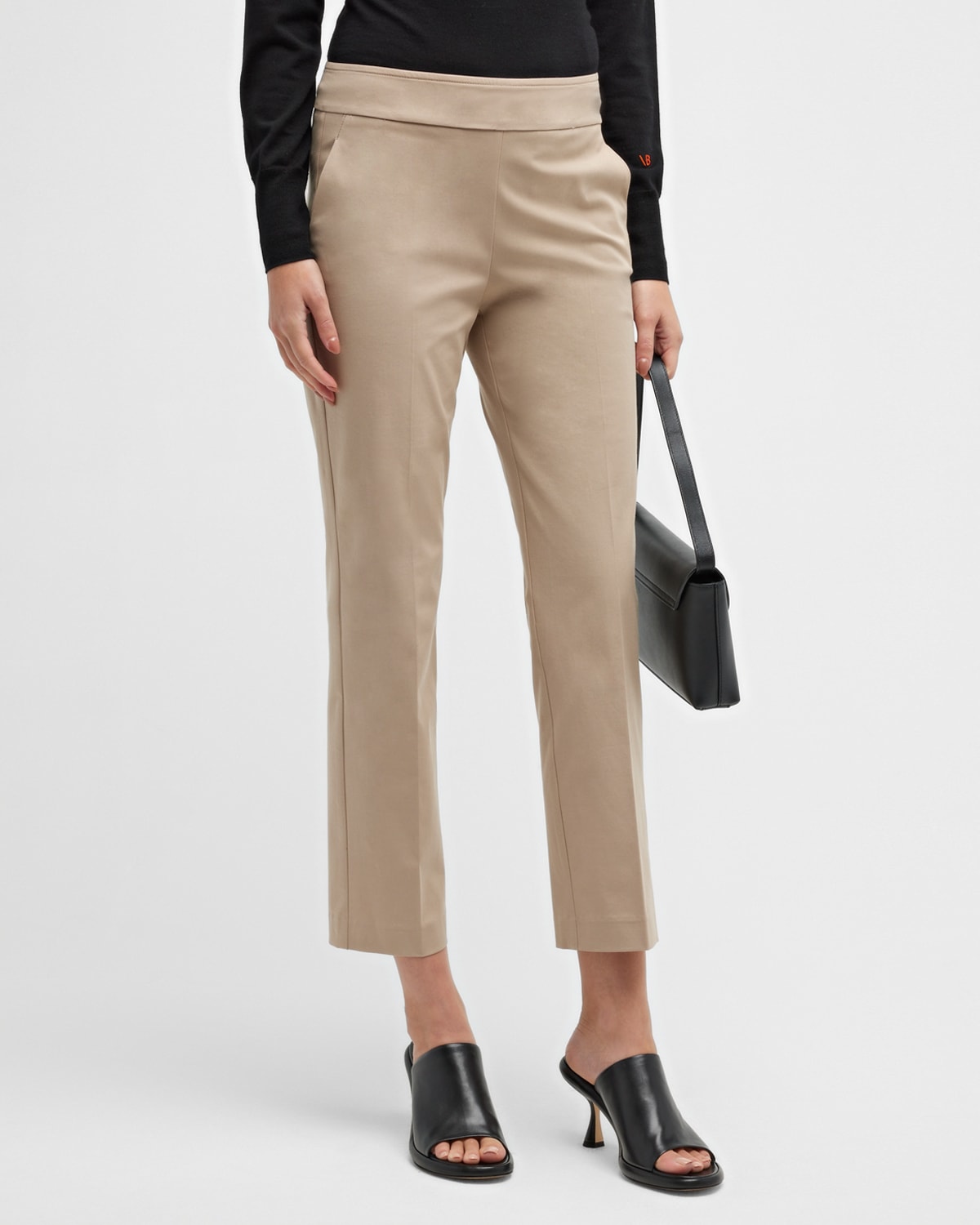 Skin Tamsyn Washable Silk Straight-Leg Pants | Neiman Marcus