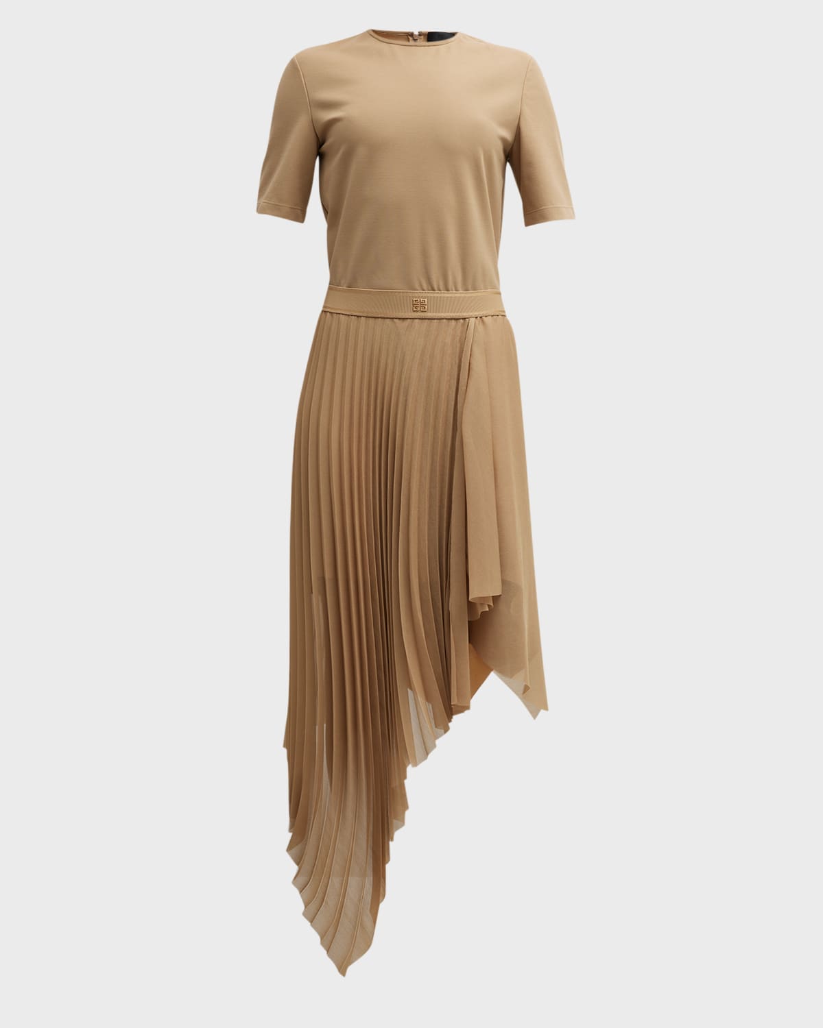 Maison Common Tulle Midi Dress w/ Petal Applique Details | Neiman Marcus