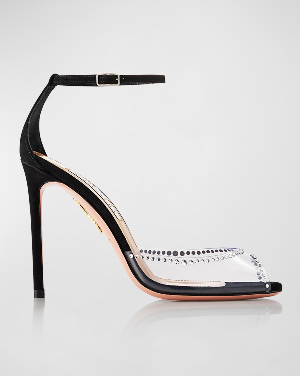 Aquazzura Ray Of Light Crystal Plexi Slingback Pumps | Neiman Marcus