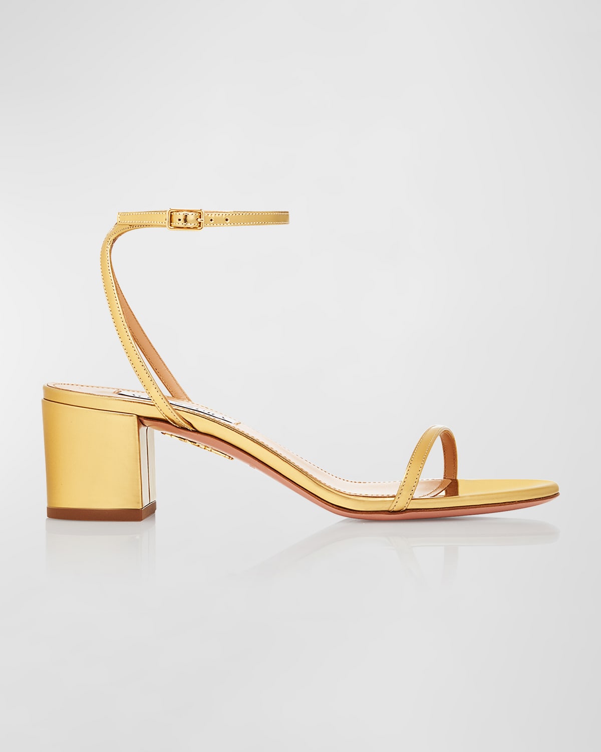 Bernardo Belinda Metallic Ankle-Strap Sandals | Neiman Marcus