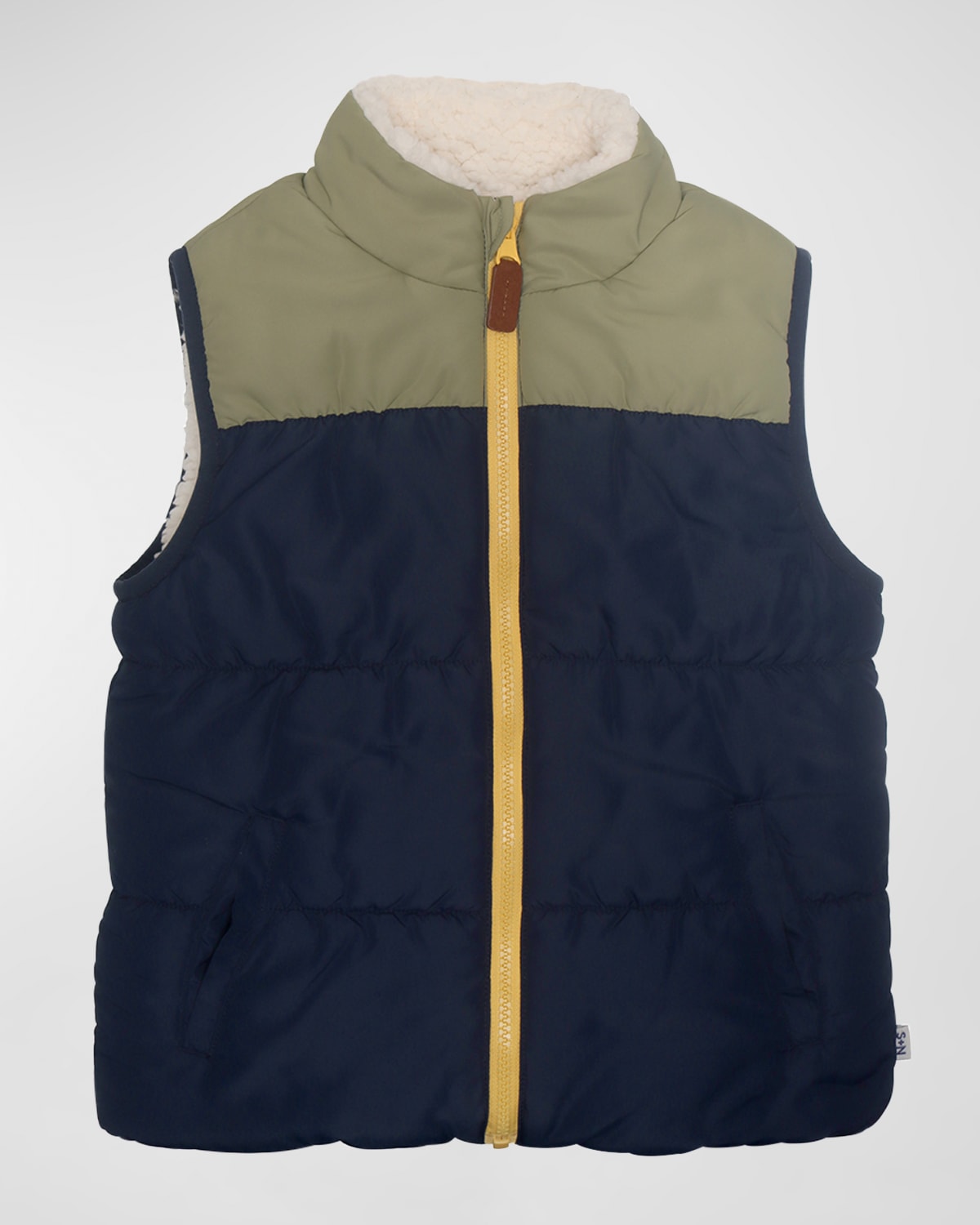 Sammy + Nat Girl's Rosie Faux Fur Reversible Vest, Size 12M-8 | Neiman ...