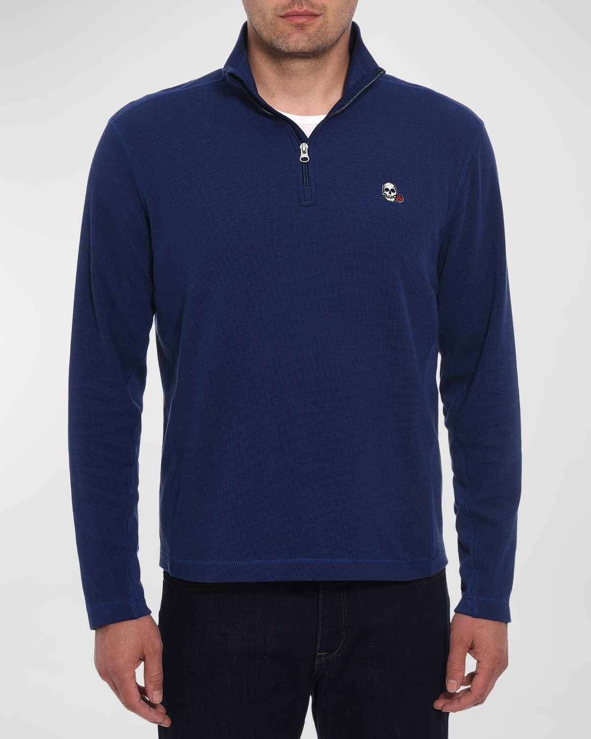 Robert Graham Men's Reisman Quarter-Zip Pullover Sweater | Neiman Marcus