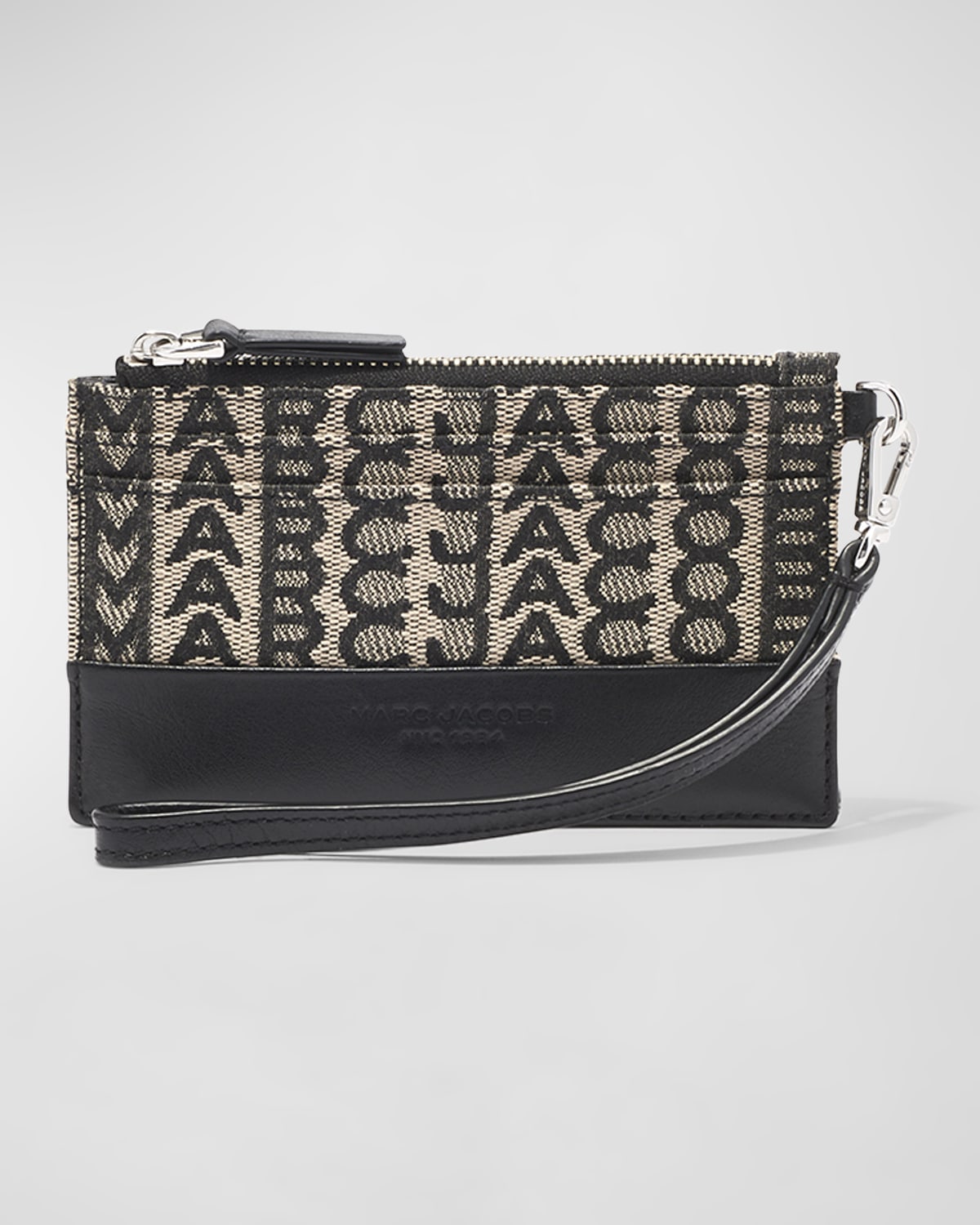Marc Jacobs The Leather Top Zip Wristlet | Neiman Marcus