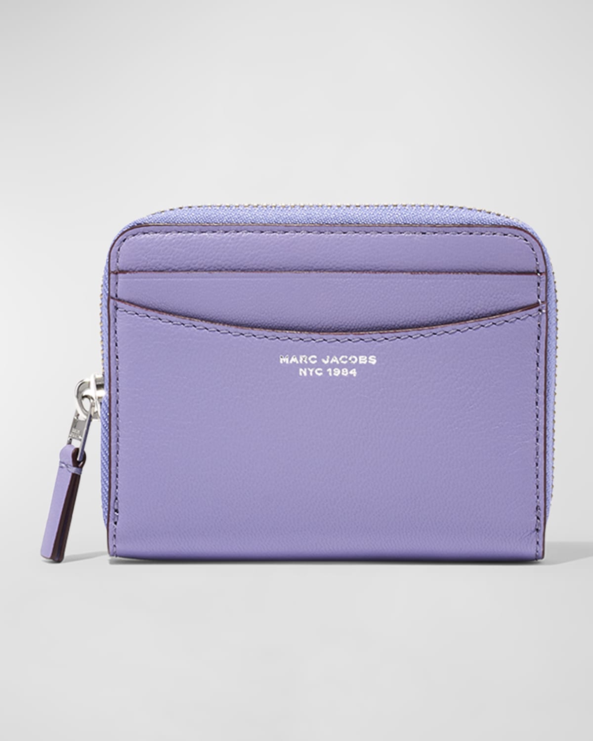 Marc Jacobs The Slim 84 Croc-Embossed Zip Around Wallet | Neiman Marcus