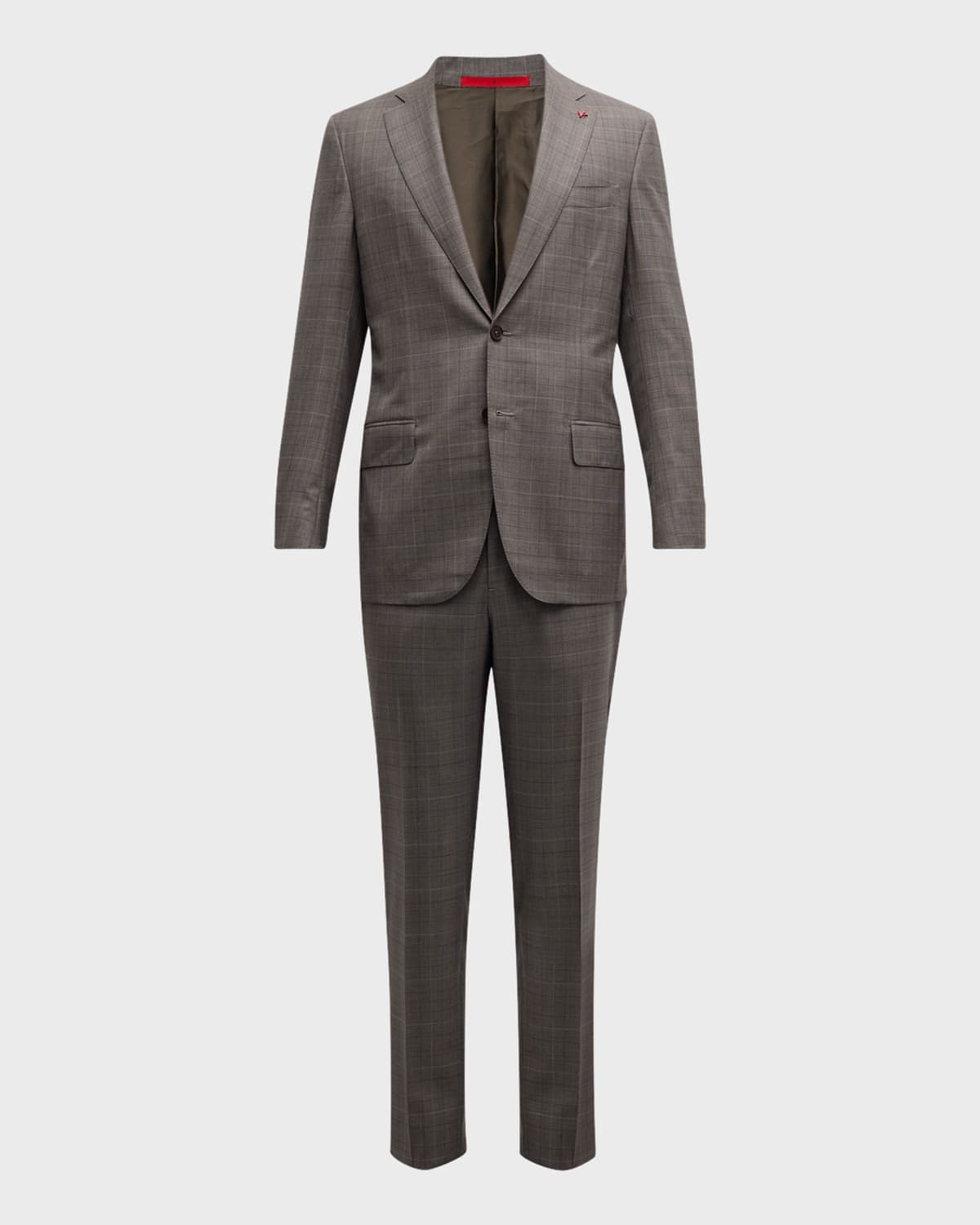 ZEGNA Men's Tonal Plaid Wool Suit | Neiman Marcus
