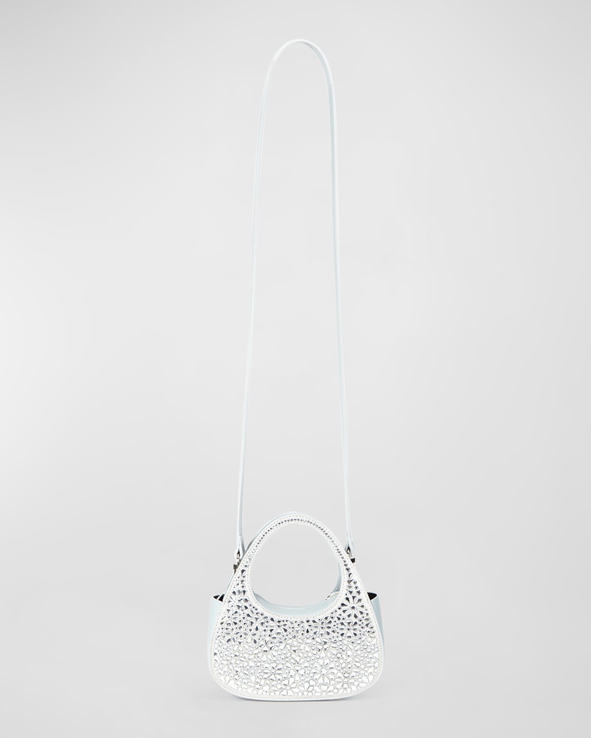 Coperni Swipe Micro Zip Leather Crossbody Bag | Neiman Marcus