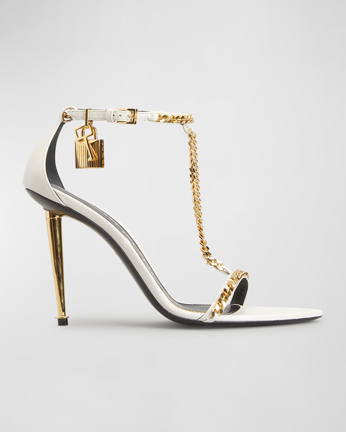 Givenchy G Chain Woven Ankle-Strap Sandals | Neiman Marcus