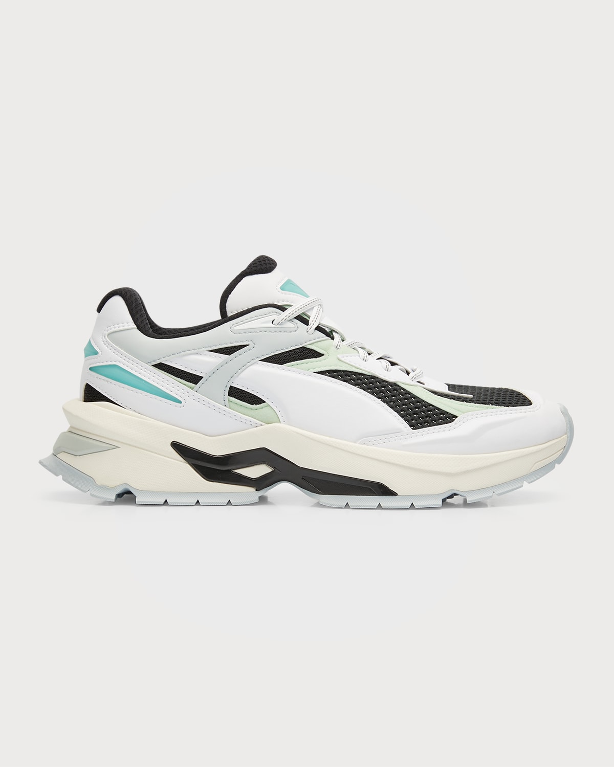 Burberry Men's Logo Mesh Runner Sneakers | Neiman Marcus