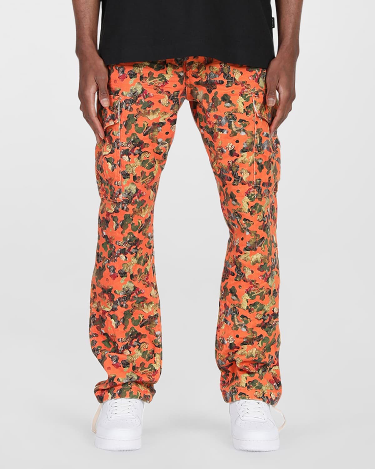 PAIGE Men's Fraser Stretch Twill Cuffed Pants | Neiman Marcus