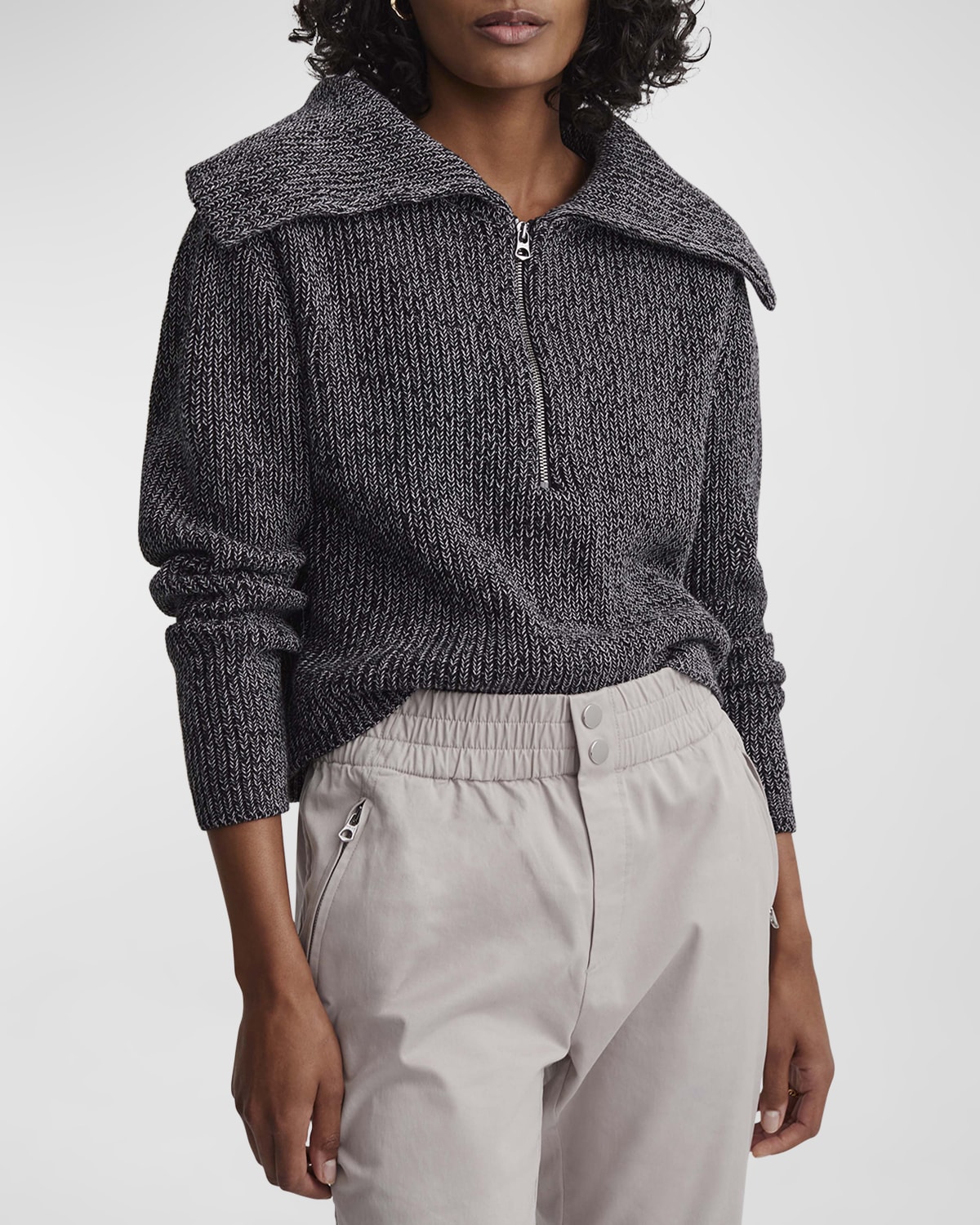 Varley Nathalia Half-Zip Sweater | Neiman Marcus