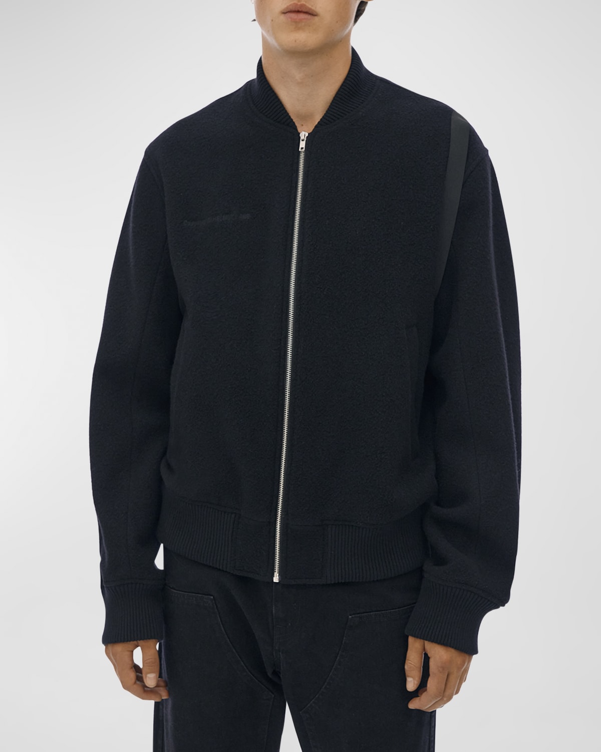 Dolce&Gabbana Men's DG Flower Satin Bomber Jacket | Neiman Marcus