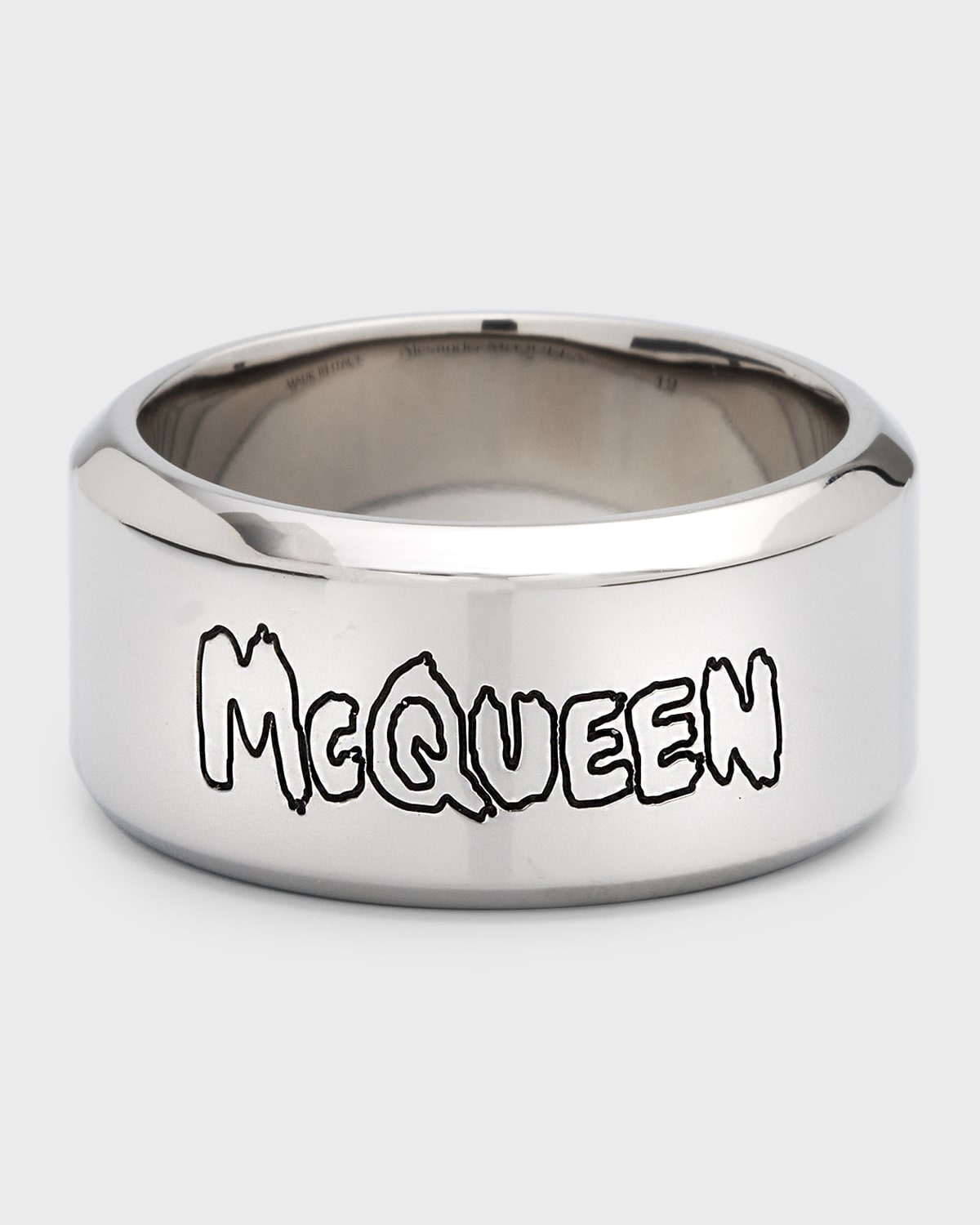 Alexander McQueen Men's Two-Tone Snake and Skull Ring | Neiman Marcus